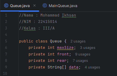 Penjelasan Codingan Program Antrian Pelayanan Nasabah (Queue) | by ...