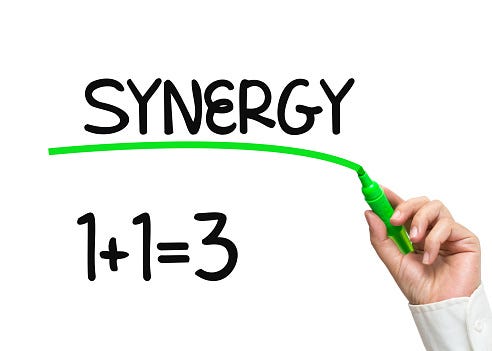 The phrase “making 1+1=3” is often used metaphorically to describe ...