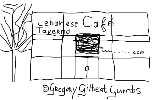 Awaiting a Beautiful Young Lady at the Lebanese Taverna in Silver ...
