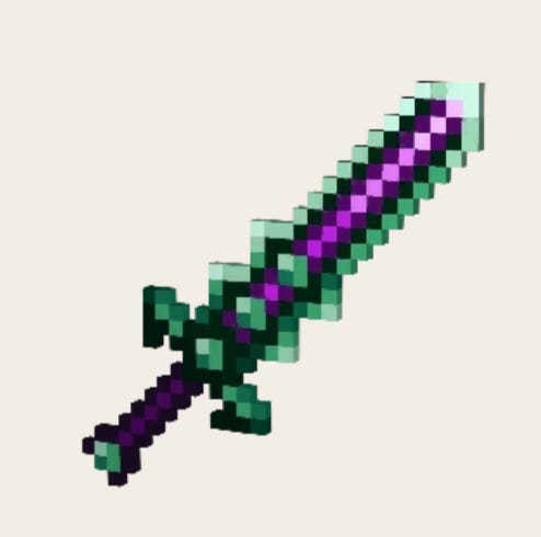 Minecraft Dungeons Melée: Obsidian Claymore | by Arch-Villager | Medium
