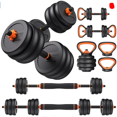 FEIERDUN Adjustable Dumbbells Review — A Versatile Weight Set for Home ...