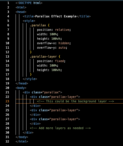 Parallax Effect add depth to your web design with CSS | by L J Gallien ...
