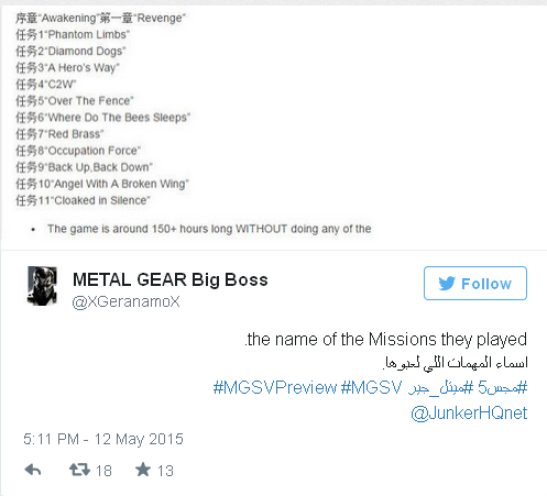 Metal Gear Solid V — MGSV Preview event followup | by willoftheboss ...