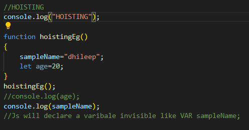 JavaScript Hoisting - Dhileep - Medium