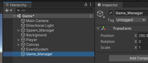 Reset a Game Scene in Unity. Game reset, player levels, additional ...