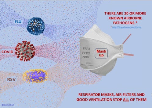 N95s Reduce the Risk. There are more studies coming out that… | by Marie Snyder | Through the ...