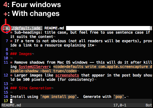 Vim 101: Decoding Tab Titles | by Alex R. Young | usevim | Medium