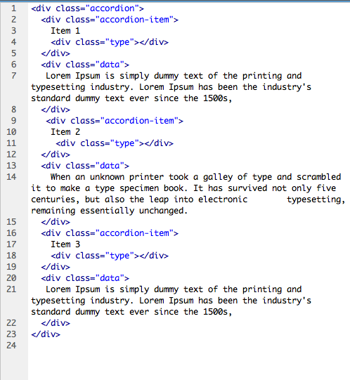 Simple jQuery Accordion. Toggle elements on a web page | by Vivek Arora ...