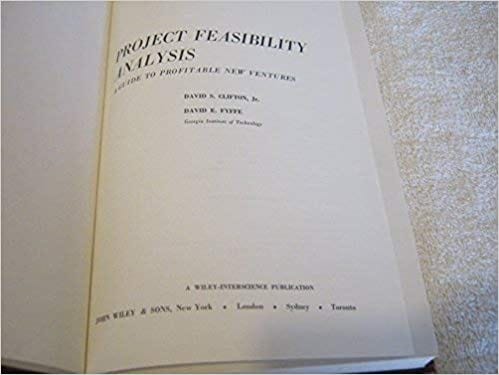 READ/DOWNLOAD!^ Project Feasibility Analysis: A Guide to Profitable New ...