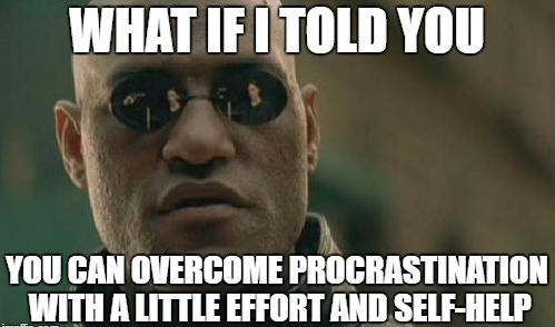 Stop Procrastination Meme