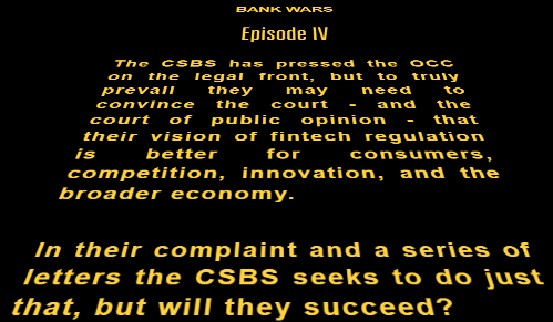 Bank Wars IV: A new (old) hope for Fintech? | by Brian Knight ...