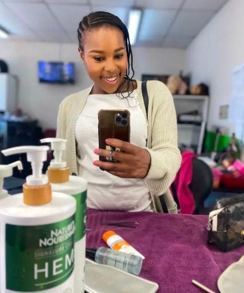 Mogau Motlhatswi, Star of “Skeem Saam” - Skeemsaam - Medium