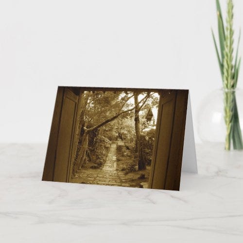 **A Serene Oasis of Empathy: Japanese Temple Garden Sympathy Card ...