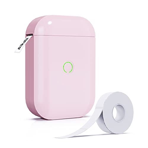 PikDik Mini Bluetooth Label Maker Review: D11 Pink Portable Label ...