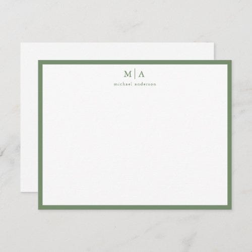 “Elegant Simplicity: Enhance Your Correspondence with Sage Green ...