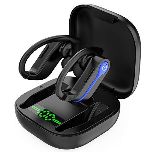 MuGo Wireless Earbuds Sports Bluetooth 5.1 Headphones with 10H Single ...