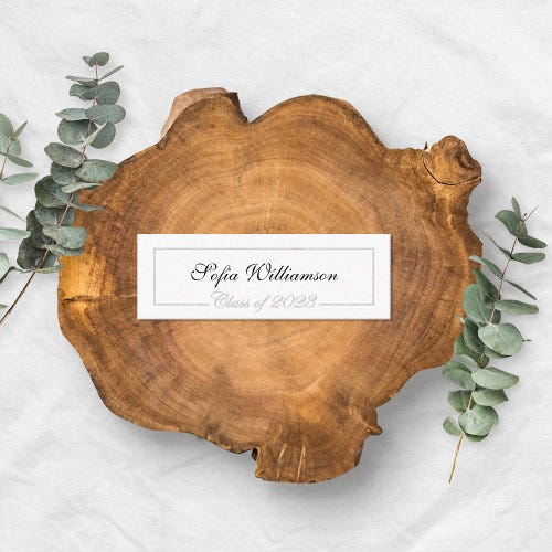 Hot Deals! 2023 Graduation Name Card — Silver Classic Size for $5.30 ...