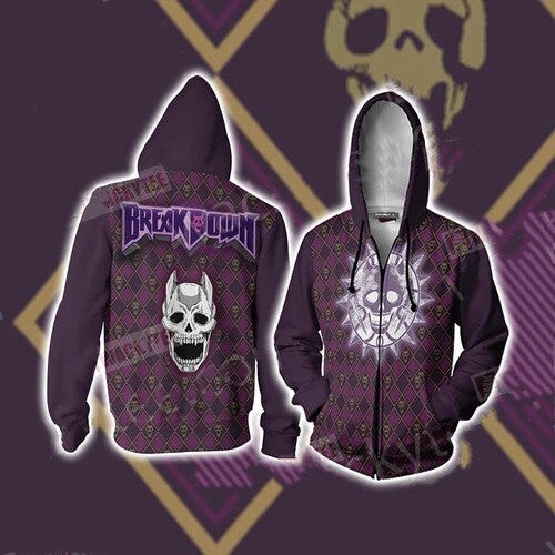 Anime Jacket — JJBA Fashion 3D Printed Anime Jacket - Anime Jacket - Medium