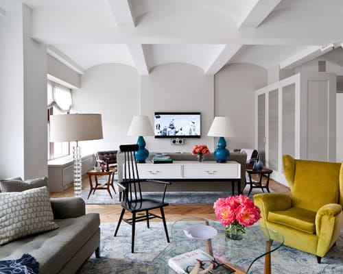 Living Room Ceiling Design: How to Paint the Ceilings and Walls in One ...