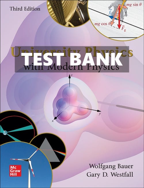 Test Bank for University Physics with Modern Physics 3rd Edition by ...
