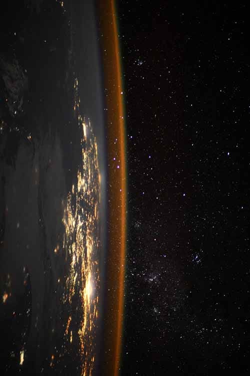 The yellow line in the atmosphere is the sodium perpetuated by the ...