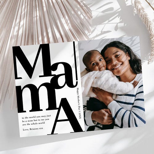 Big Deals! Bold Mama Photo Mothers Day Card for $2.67 | by Talao | Dec ...