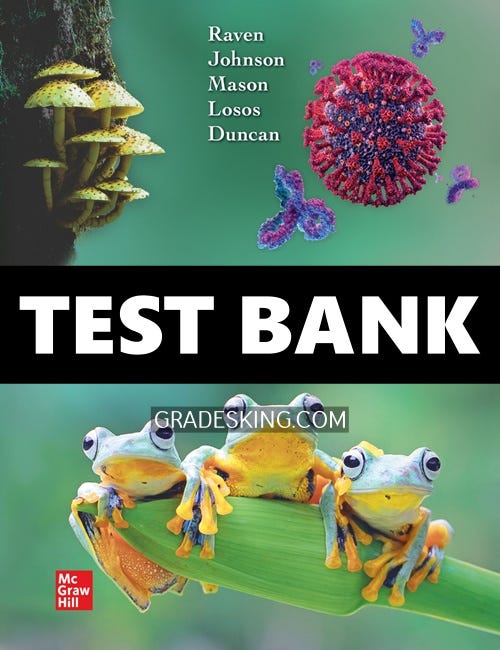 Test Bank for Biology 13th Edition Raven - All Test Banks - Medium