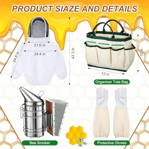 Unlock Your Beekeeping Potential: 30 Essential Supplies in One Starter ...