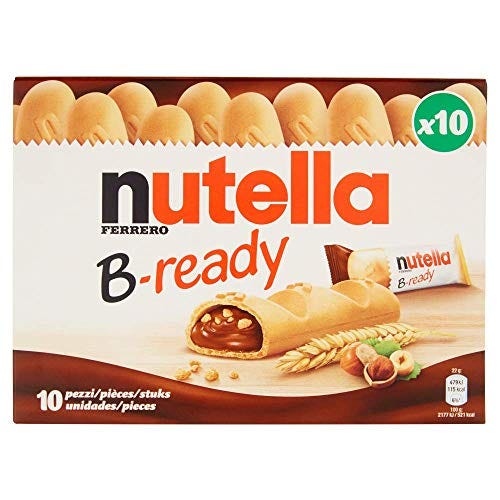 Nutella B-ready Biscoitos Wafer Com Creme Nutella kit c/ 10 | by Danilo ...
