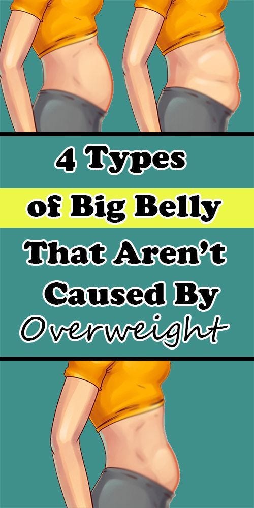4 types of big belly that aren’t caused by overweight - Ashariaf lam ...
