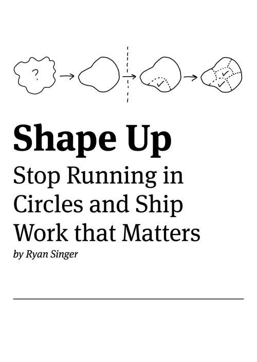 Book Review: Shape Up by Ryan Singer | by MAA1 | Medium