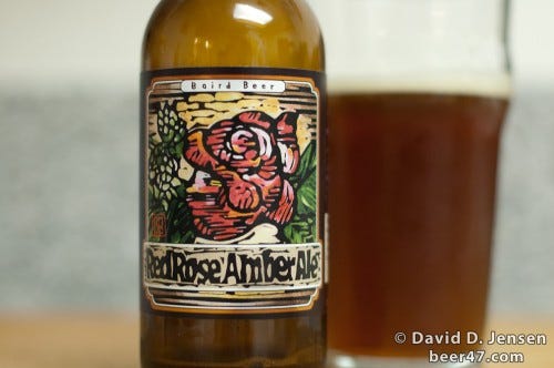 Baird Red Rose Amber Ale Review | by Dave Jensen (beer47) | beer47
