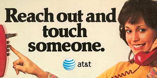 Reach Out and Touch Someone (like new prospective clients!) | by Robert ...
