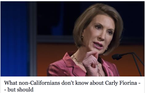 Carly Fiorina is “The Worst.”. Opinion by Micah Wright | by Steve ...