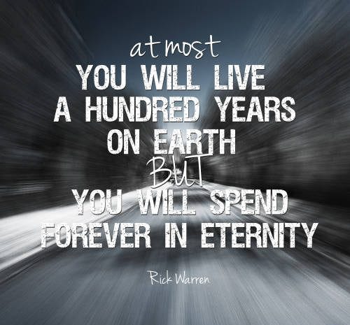 Consider doing earthly math on eternity. | by Jeff Hilles | Biblical ...