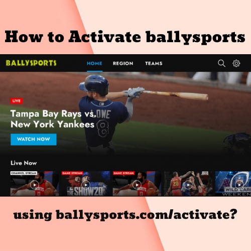 How to Activate ballysports using ballysports.com/activate? | by Bally ...