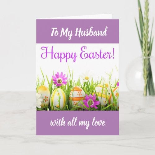 Top 5! **AT EASTER** “LOVE” TO MY HUSBAND CARD for $4.42 - Erynn - Medium