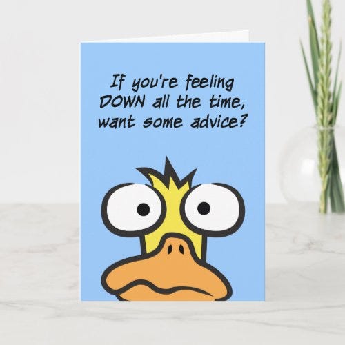 Review! Stroke Of Duck (get well) Card for $3.97 - Tomzaby - Medium