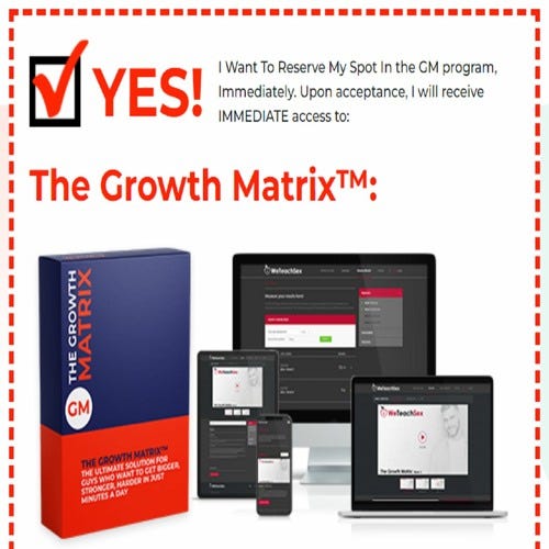 The Growth Matrix Male Enhancement Program — How Does It Work? | by ...
