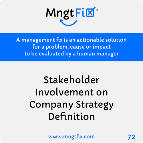 Management Fix. Stakeholder Involvement on Company… | by Eduardo ...