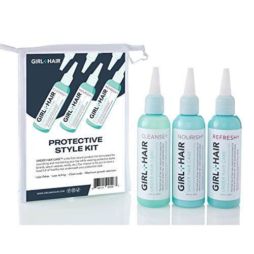GIRL+HAIR Ultimate Travel Hair Care Set, Encourage Hair Growth with ...