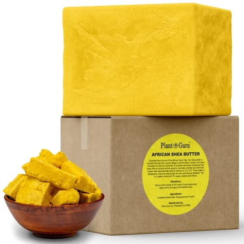 Raw African Shea Butter 15 lbs. Bulk Wholesale Block 100% Pure Natural ...
