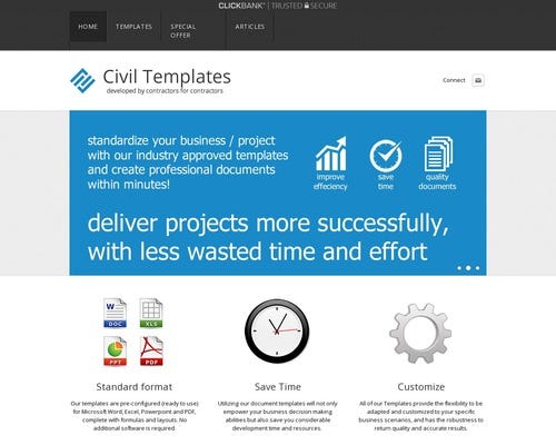 Civil Engineering Templates — Project Management Document Templates ...