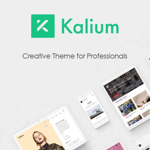 Kalium — Creative Theme for Professionals | by Snap Download | Jun, 2024 | Medium