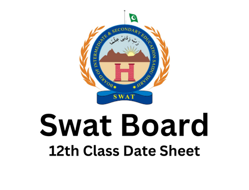 2nd Year 12th Class Date Sheet Swat Board 2023 | by Sulman | Medium