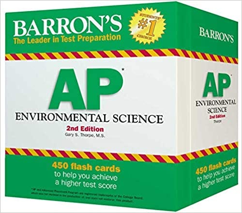 READ/DOWNLOAD!) Barron’s AP Environmental Science Flash Cards, 2nd ...