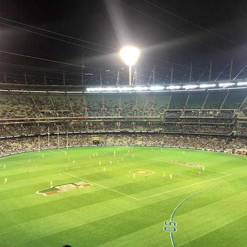 Footie Match. MCG, Melbourne | by Andre Sander | Medium