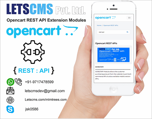 OPENCART REST API extensions — V3.x | Rest API Integration | by Lets CMS Pvt. Ltd. | Medium