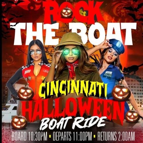 ROCK THE BOAT CINCINNATI ANNUAL HALLOWEEN BOAT RIDE 2024 - Michelle ...