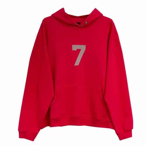 Essentials Fear Of God 7th Collection Hoodie — Red | by ...